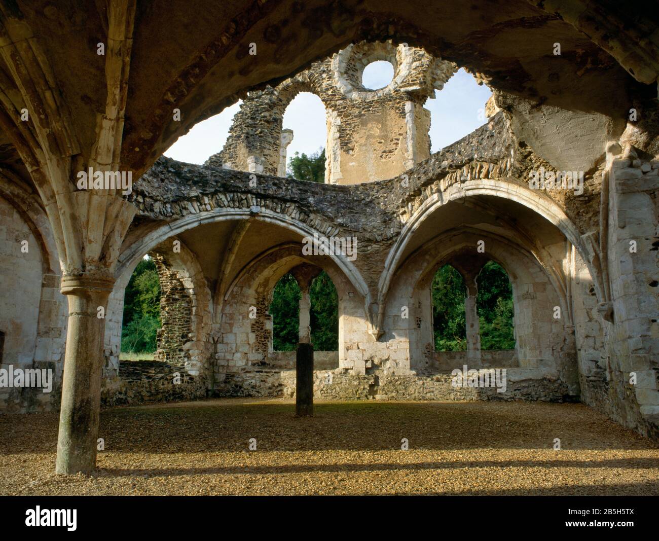 View SSE at vaulted interior of cellarer's range with lay brothers ...
