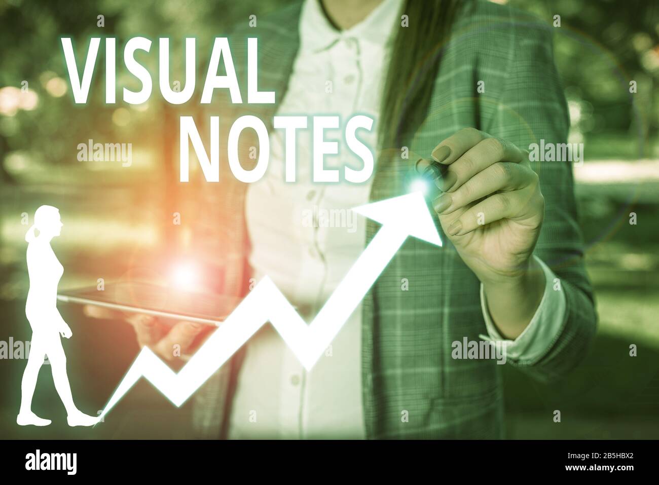 Conceptual hand writing showing Visual Notes. Concept meaning process ...