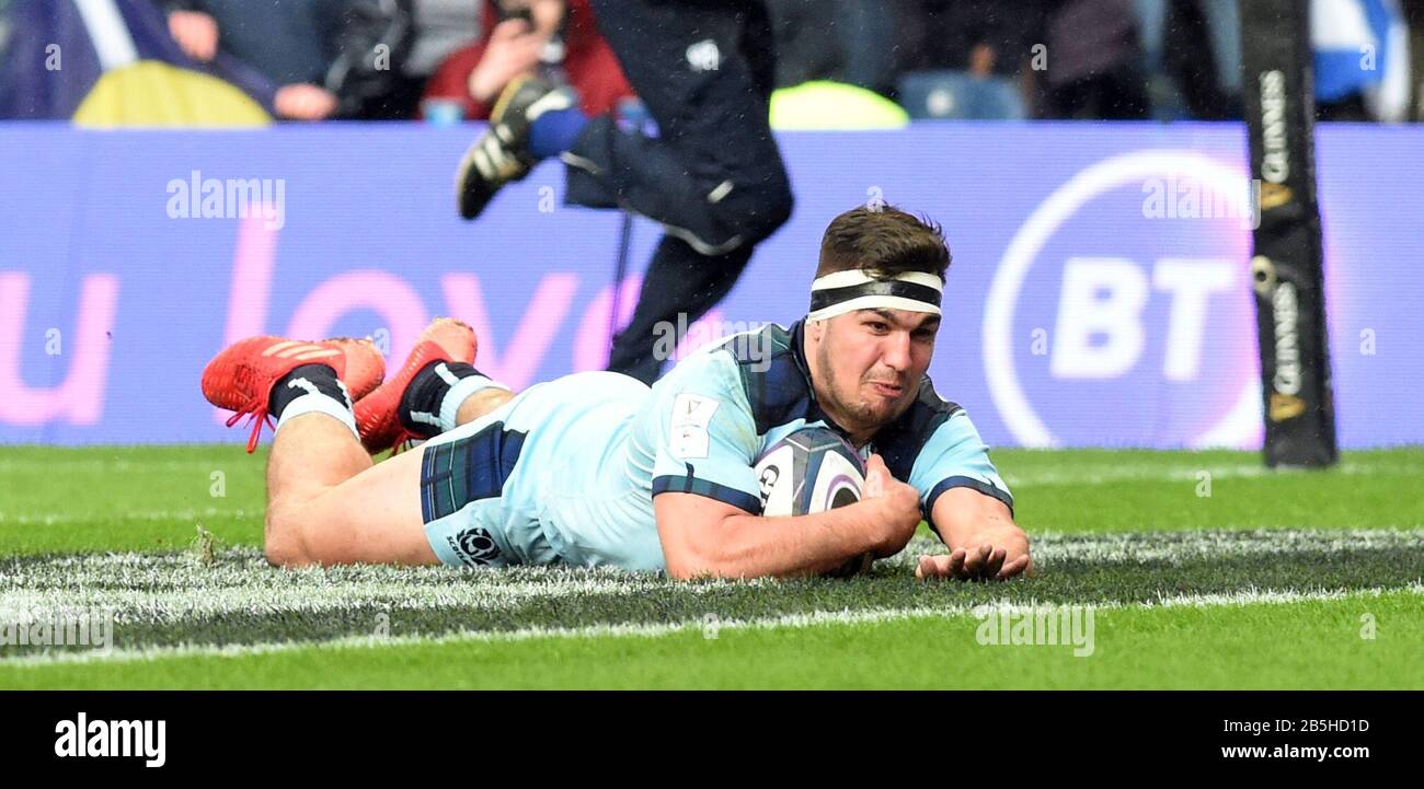 BT Murrayfield Stadium.Edinburgh.Scotland, UK. 8th Mar, 2020. Guinness ...