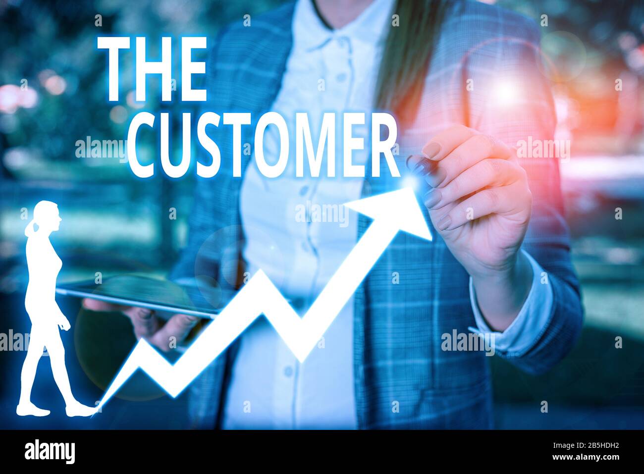Conceptual hand writing showing The Customer. Concept meaning ...
