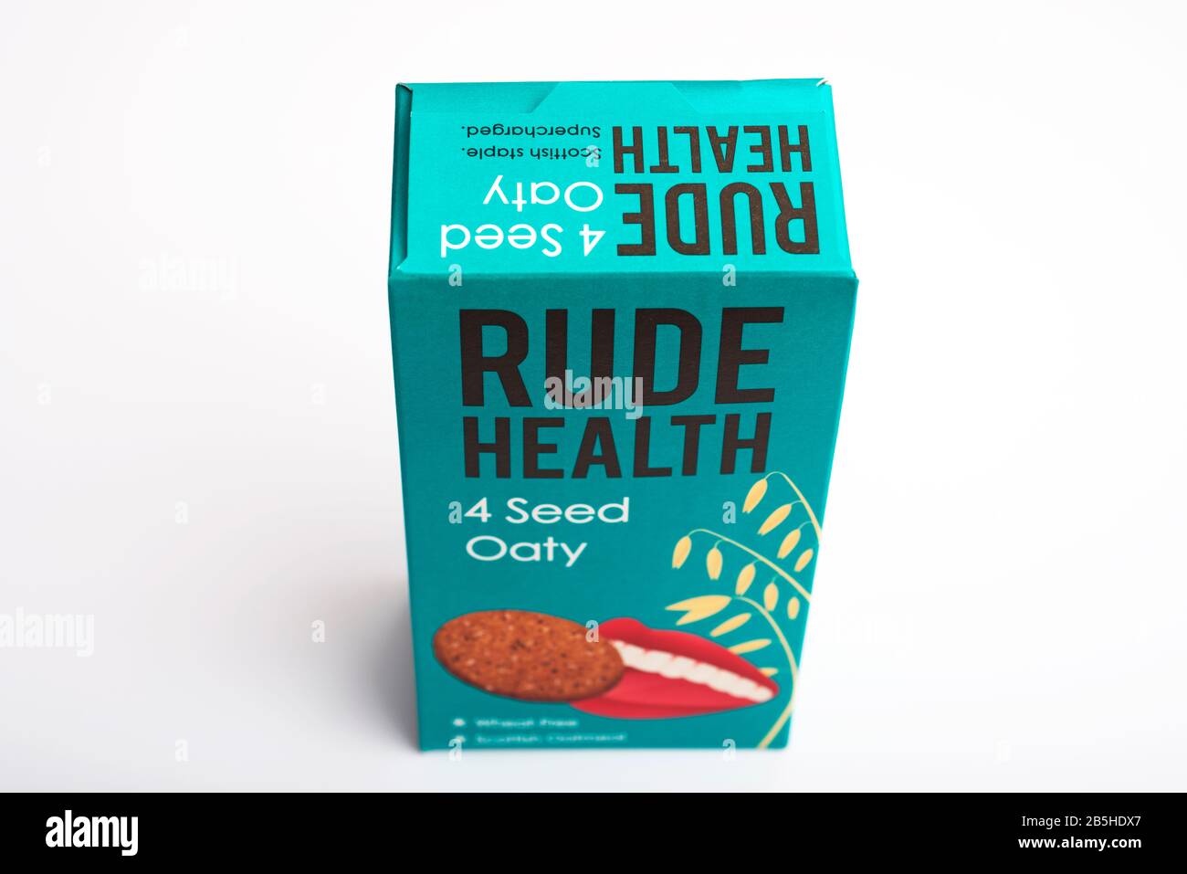 Rude Health Scottish oat biscuits Stock Photo - Alamy