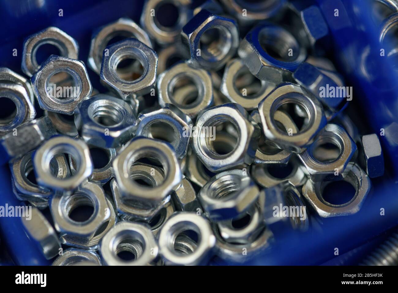 Factory equipment and industrial concept. macro view of Pile of ...