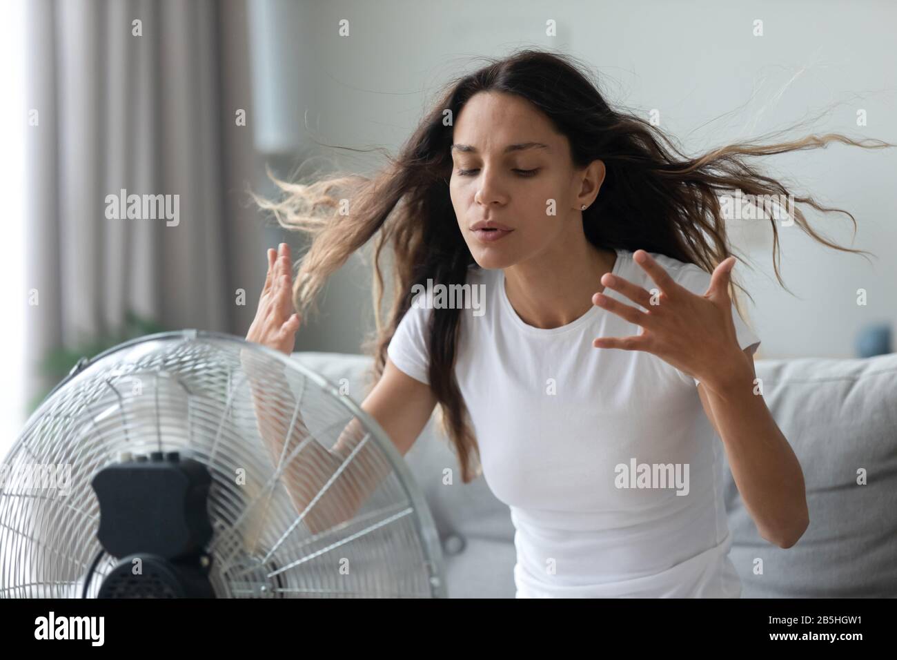 Girl ventilator hi-res stock photography and images - Alamy