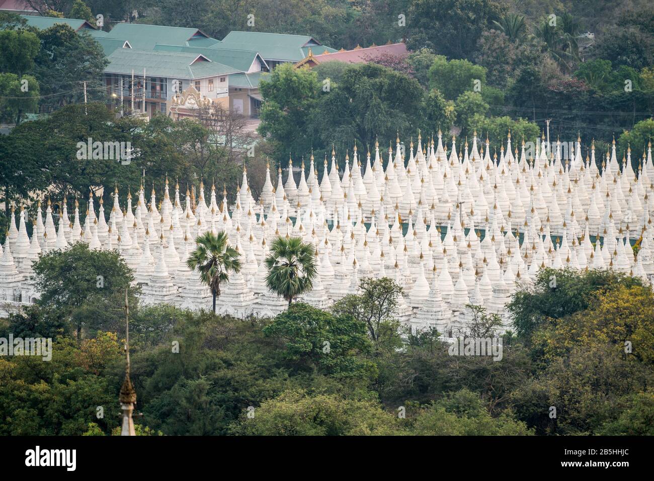 Aerial view of the Mandalay, Myanmar, Asia Stock Photo - Alamy