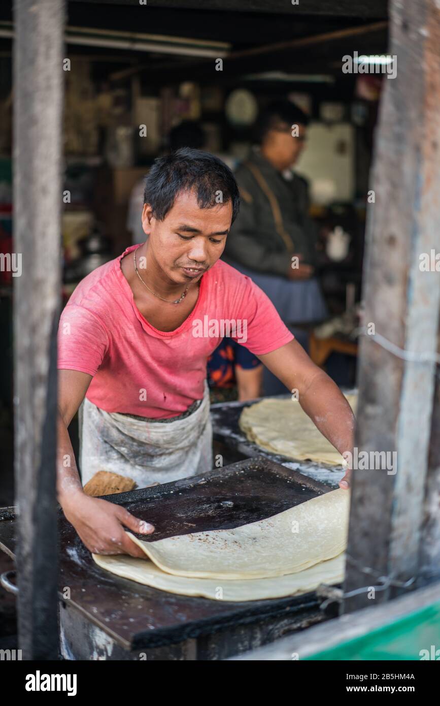 Street food, Myanmar, Asia Stock Photo - Alamy
