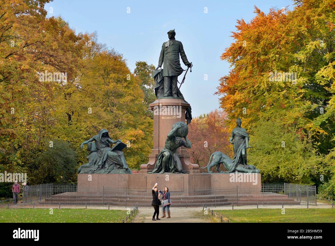 Denkma,l Otto von Bismarck, Tiergarten, Mitte, Berlin, Deutschland ...