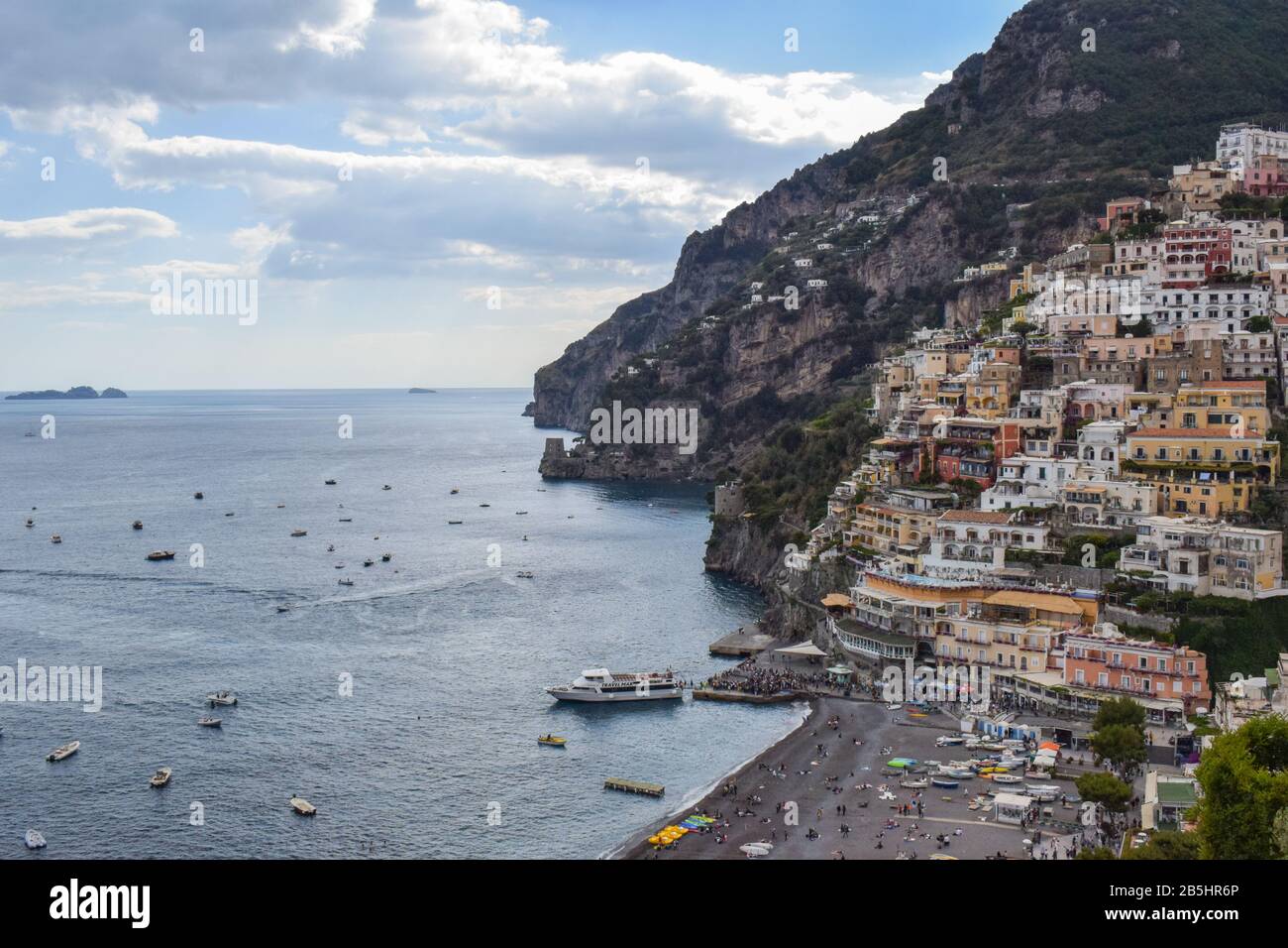 The beauty and icanto of the beautiful Positano Stock Photo - Alamy