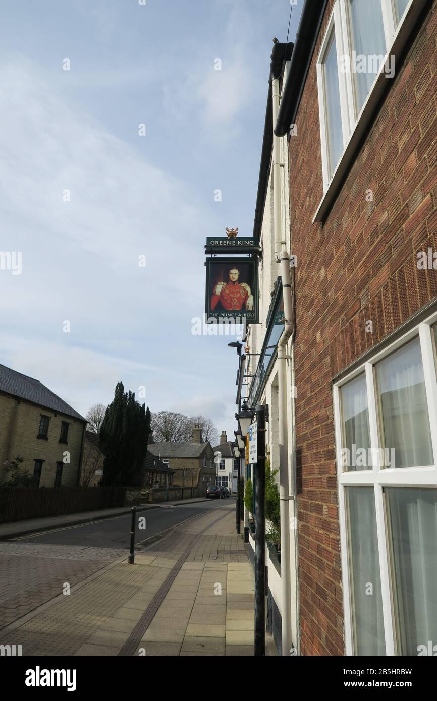 The Prince Albert Pub, Silver Street, Ely, Cambridgeshire, UK Stock ...