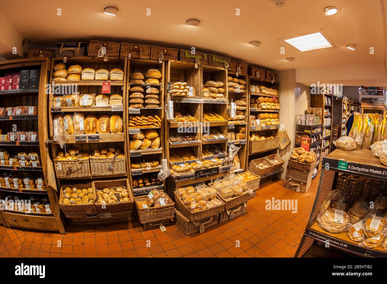 Chatsworth Farm Shop Interior, Pilsley, Derbyshire Stock Photo - Alamy