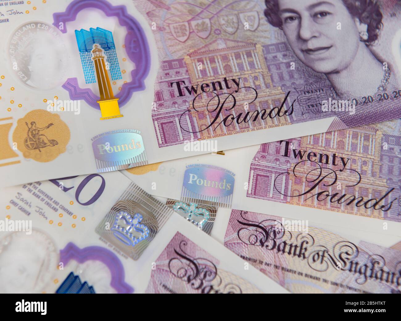 New Twenty pound note 2020 Stock Photo - Alamy