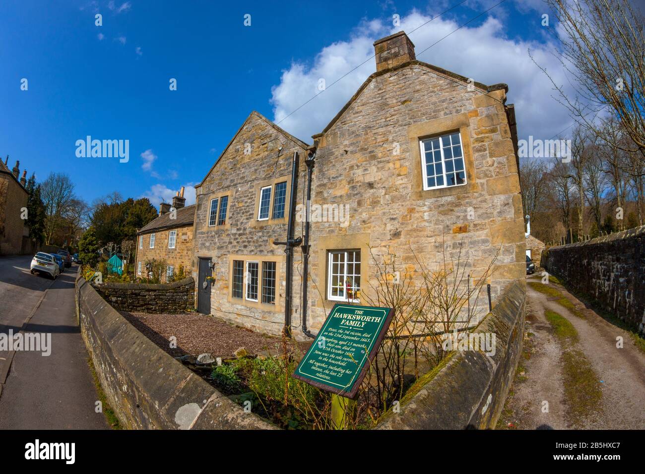 Terrace of Plague Cottages, The Great Plague 1665-1666, Eyam ...