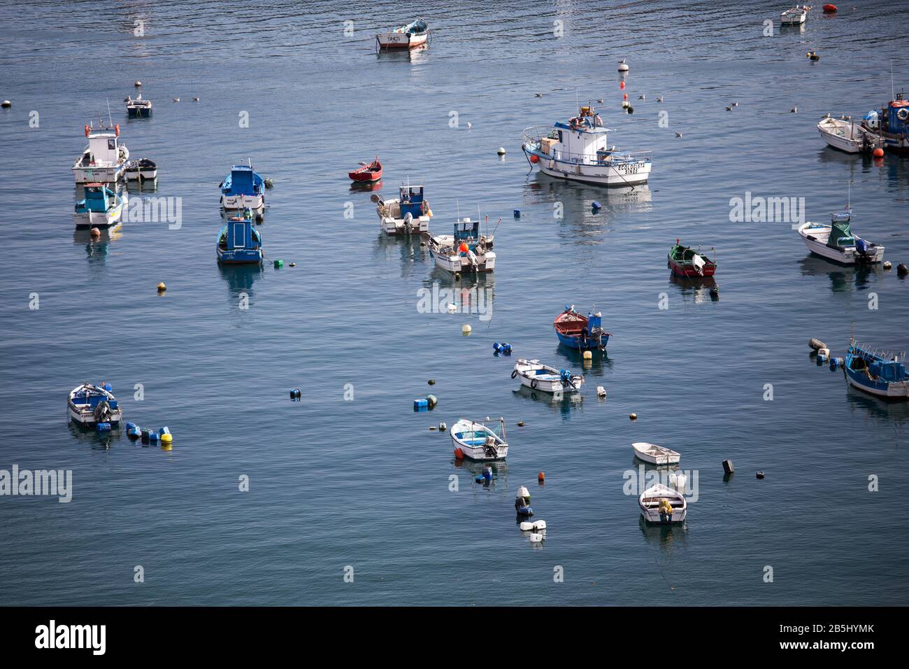 boats in the bay Stock Photo - Alamy