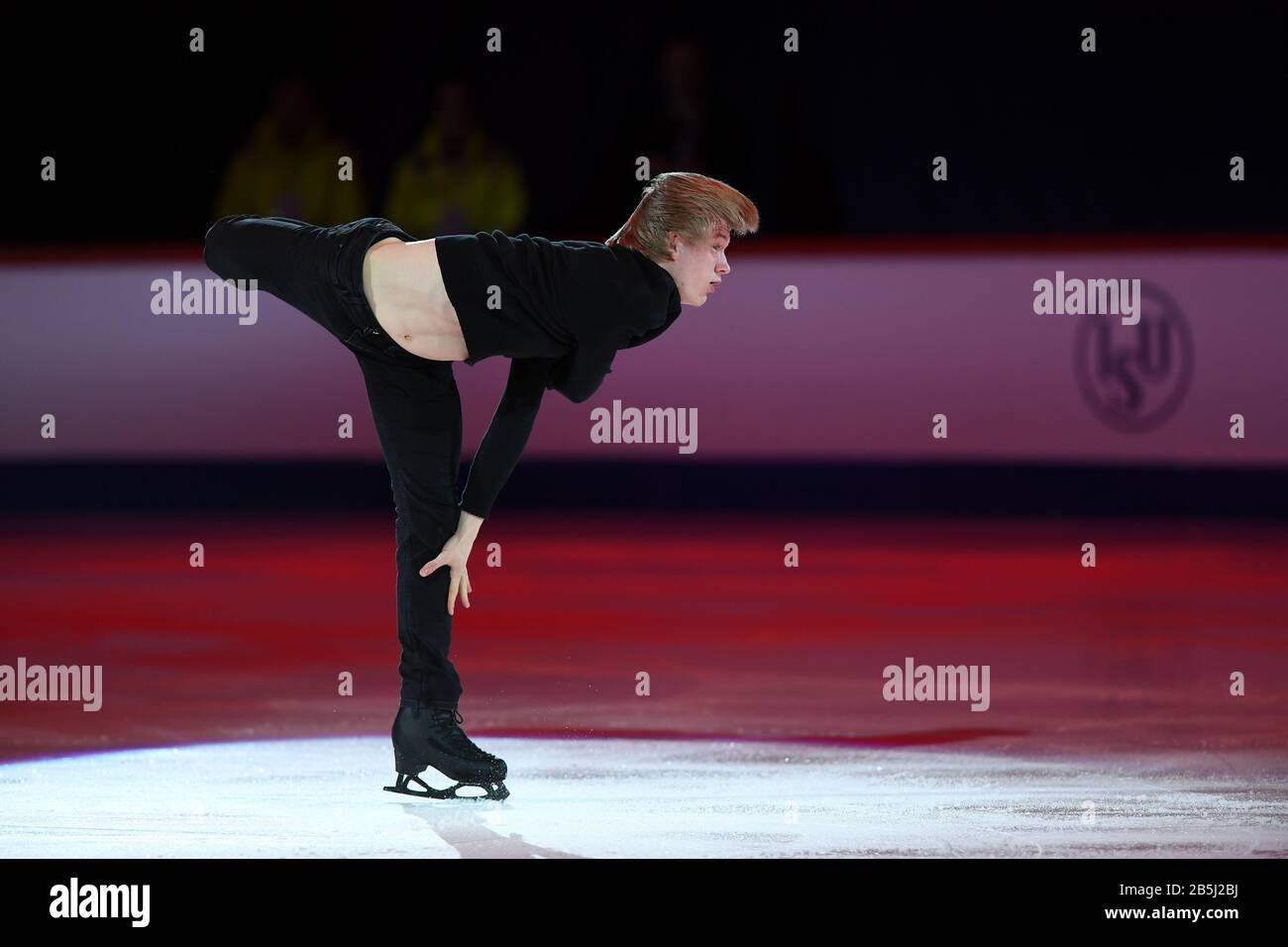 Daniel GRASSL, from Italy during the Exhibition Gala at the ISU World ...