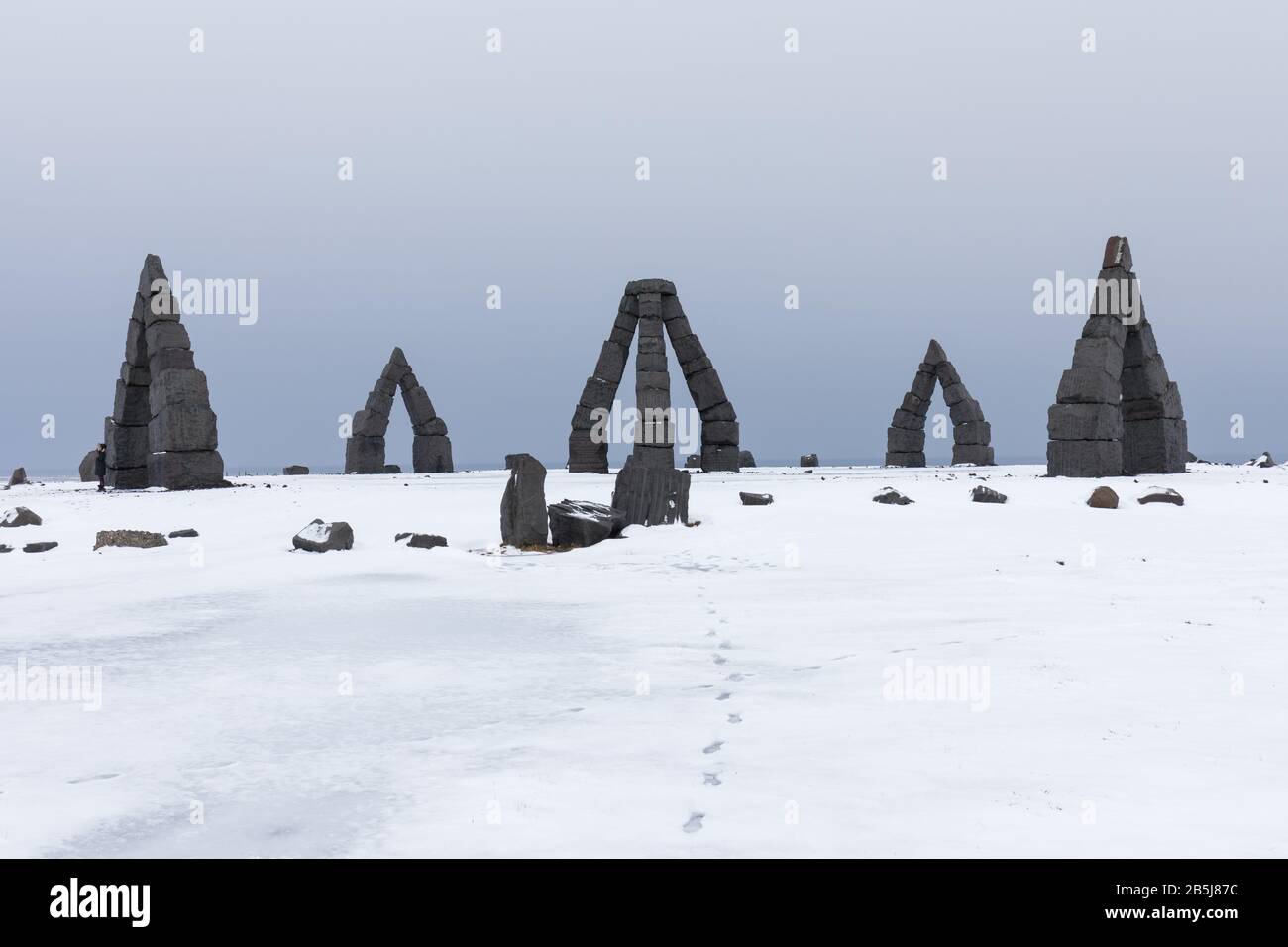 Icelandic stonehenge hi-res stock photography and images - Alamy