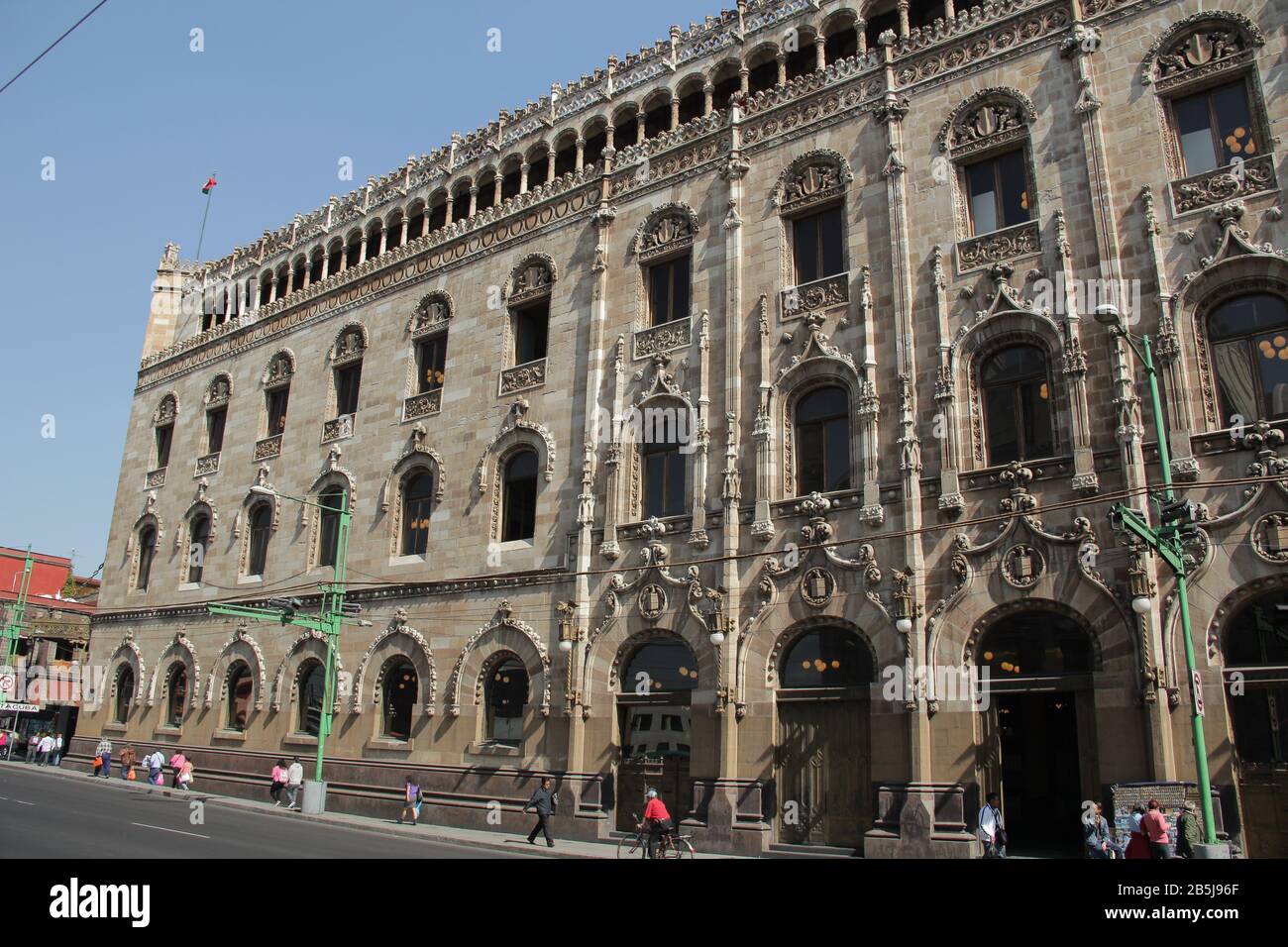 Main Post Office Building In Mexico City Palacio De Correos Stock