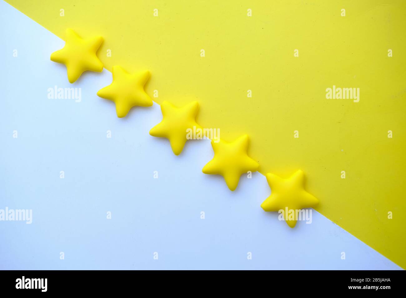 customer service rating review on color background Stock Photo - Alamy