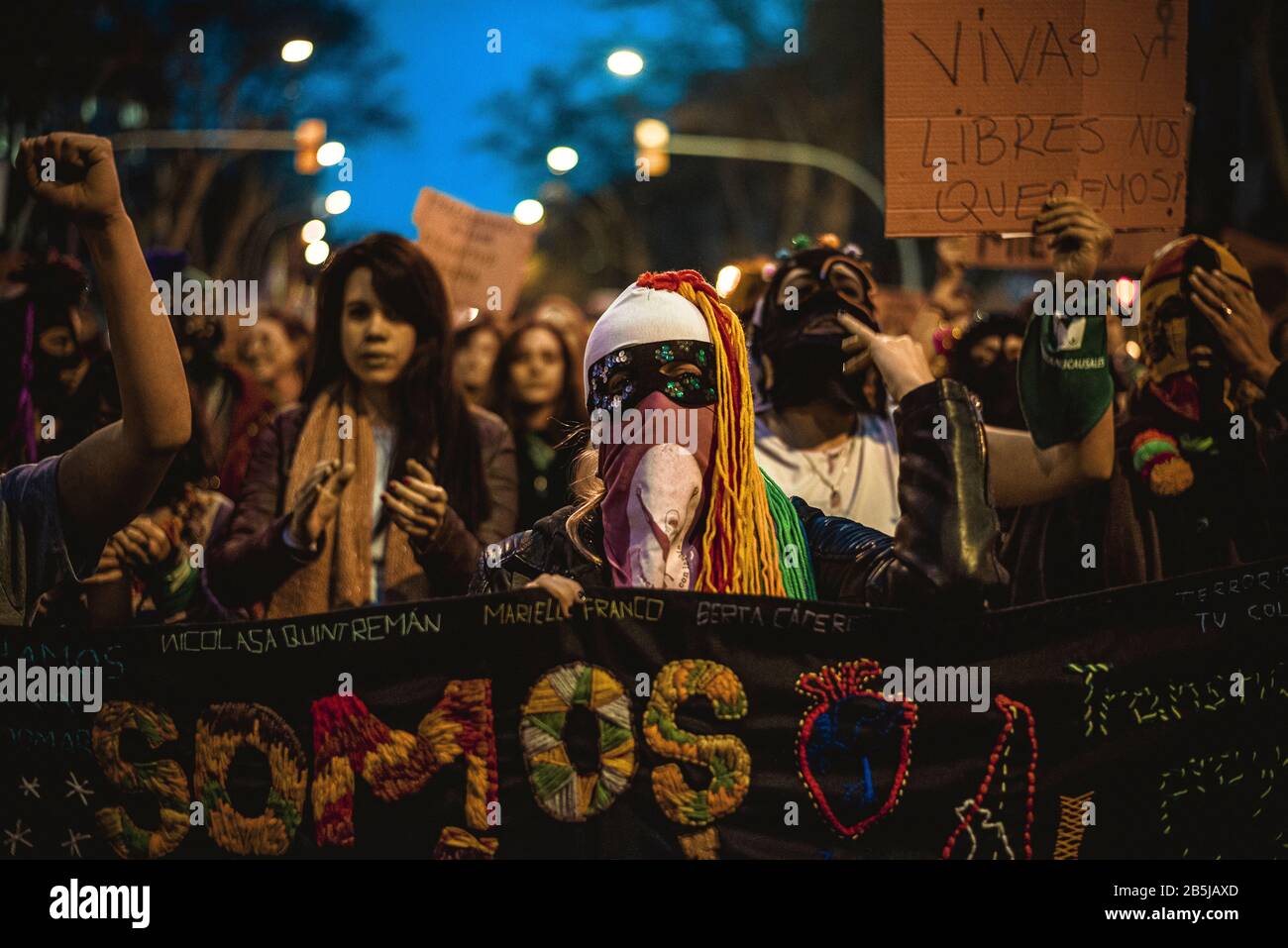 Feminists march hi-res stock photography and images - Alamy