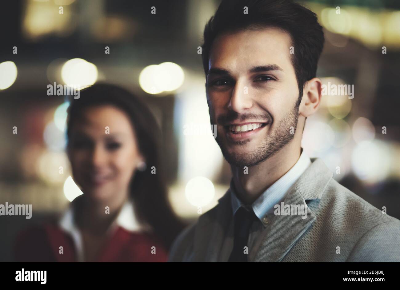 Business partners outdoor Stock Photo - Alamy