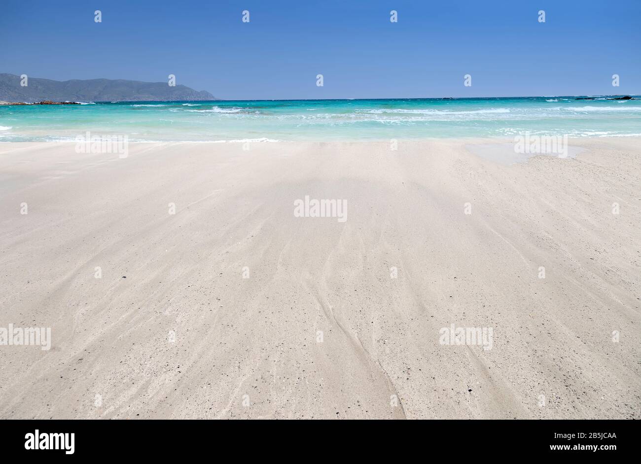 The red sand of Elafonisi beach. Crete, Greece Stock Photo - Alamy