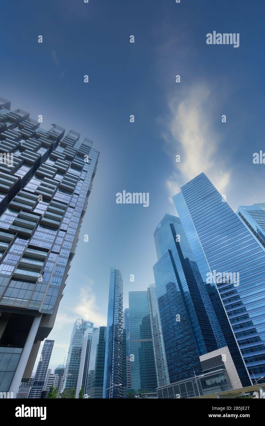 New photo of singapore skyline hi-res stock photography and images - Alamy