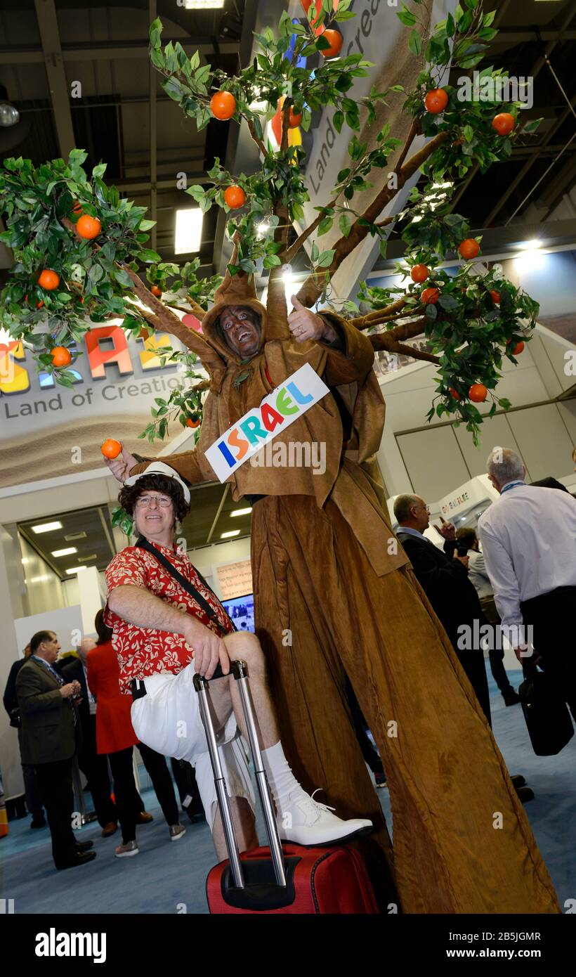 Orangenbaum, Stand Israel, ITB, Messe, Charlottenburg, Berlin ...