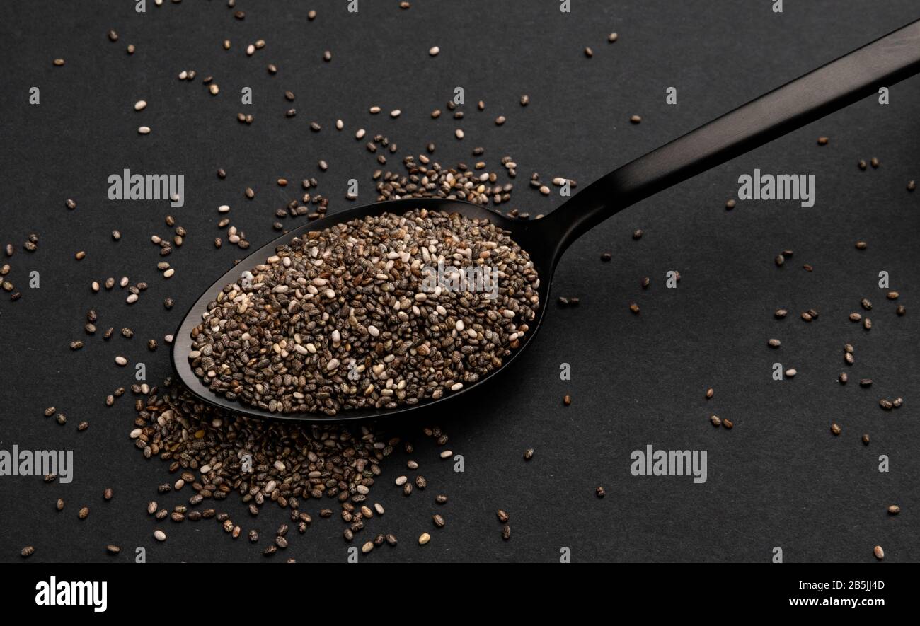 Chia seed chia seeds hi-res stock photography and images - Alamy
