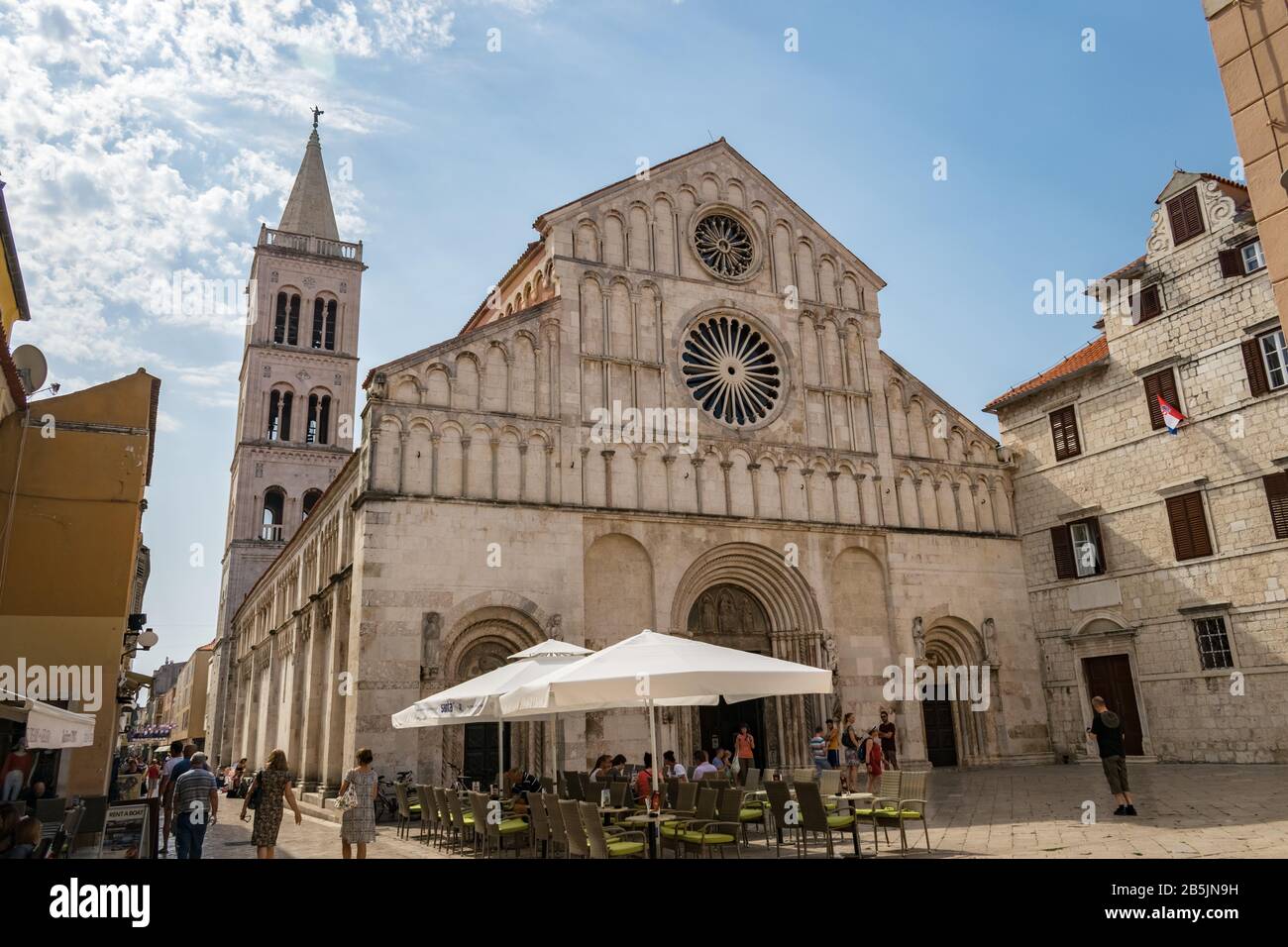 Cathedral of St. Anastasia, a Roman Catholic cathedral in Zadar ...