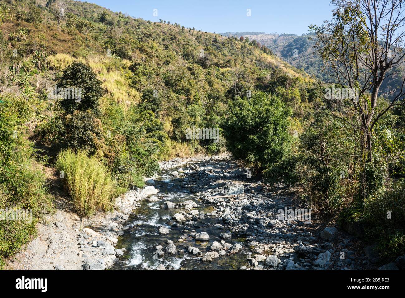 Mindat, Myanmar, Asia Stock Photo - Alamy