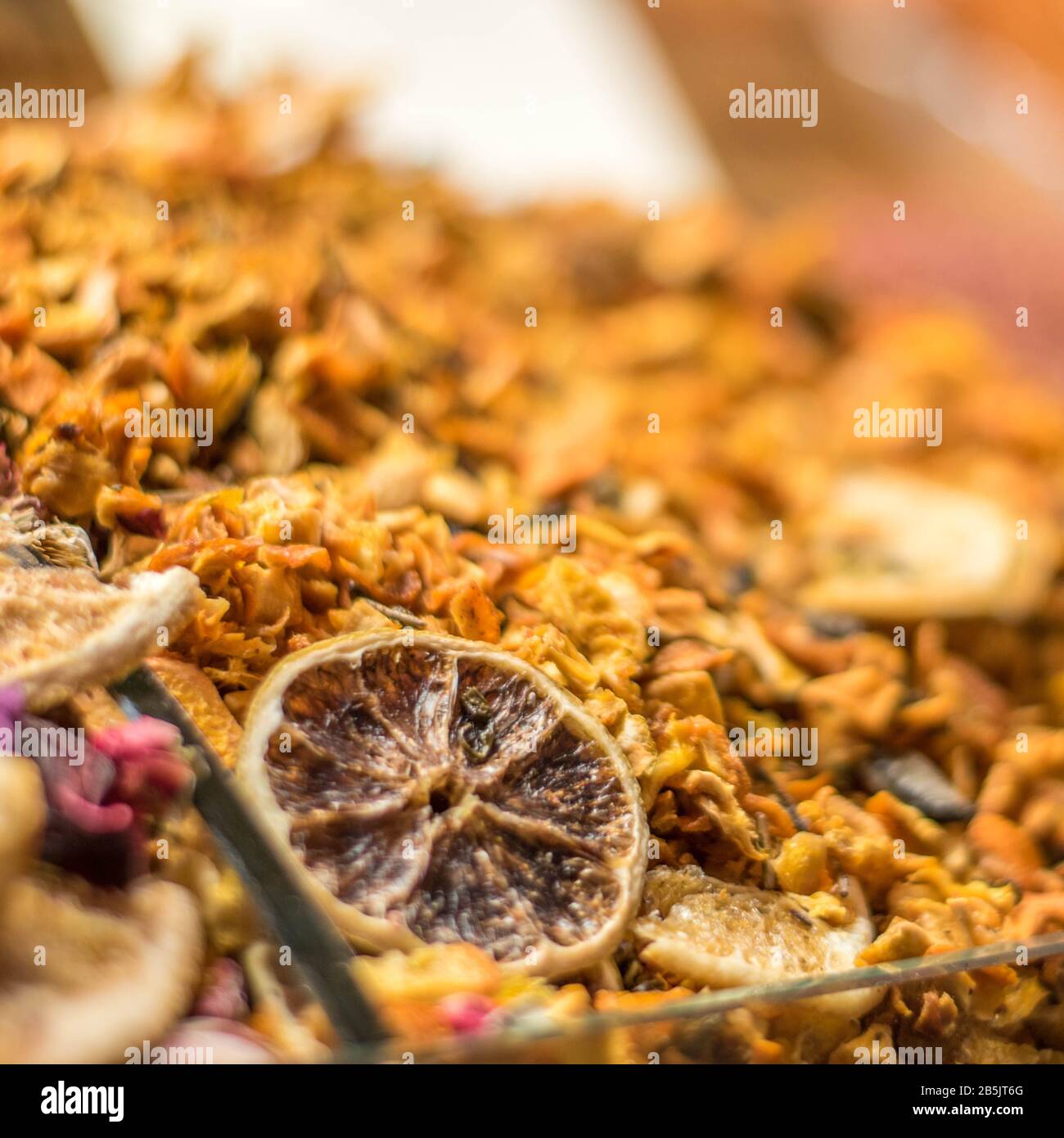 Dried fruits and spices at the Grand Bazaar, Istanbul, Turkey Stock ...