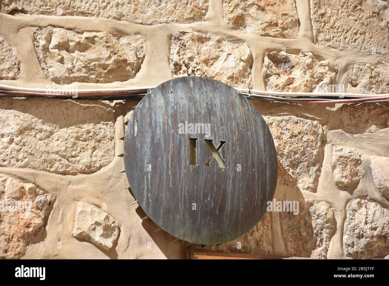 The Via Dolorosa - processional route in the Old City of Jerusalem ...
