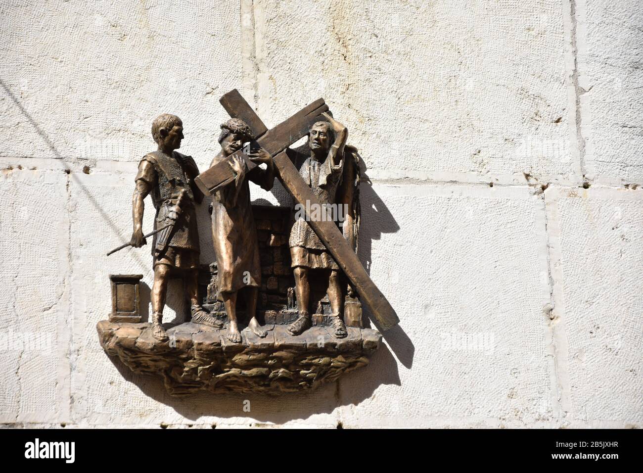 The Via Dolorosa - processional route in the Old City of Jerusalem ...