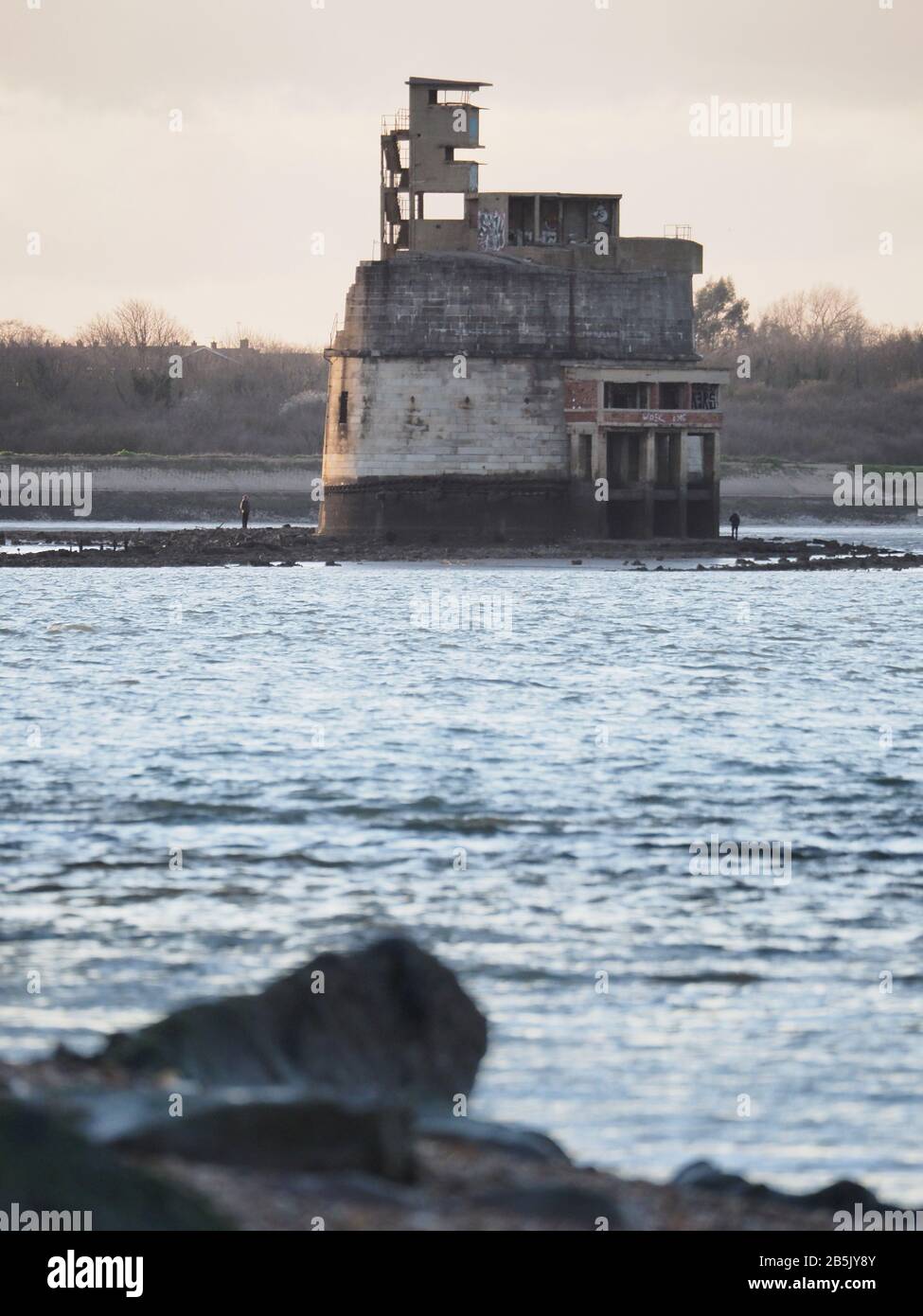 Sheerness, Kent, UK. 8th Mar, 2020. Grain Tower Battery is a mid 19th ...