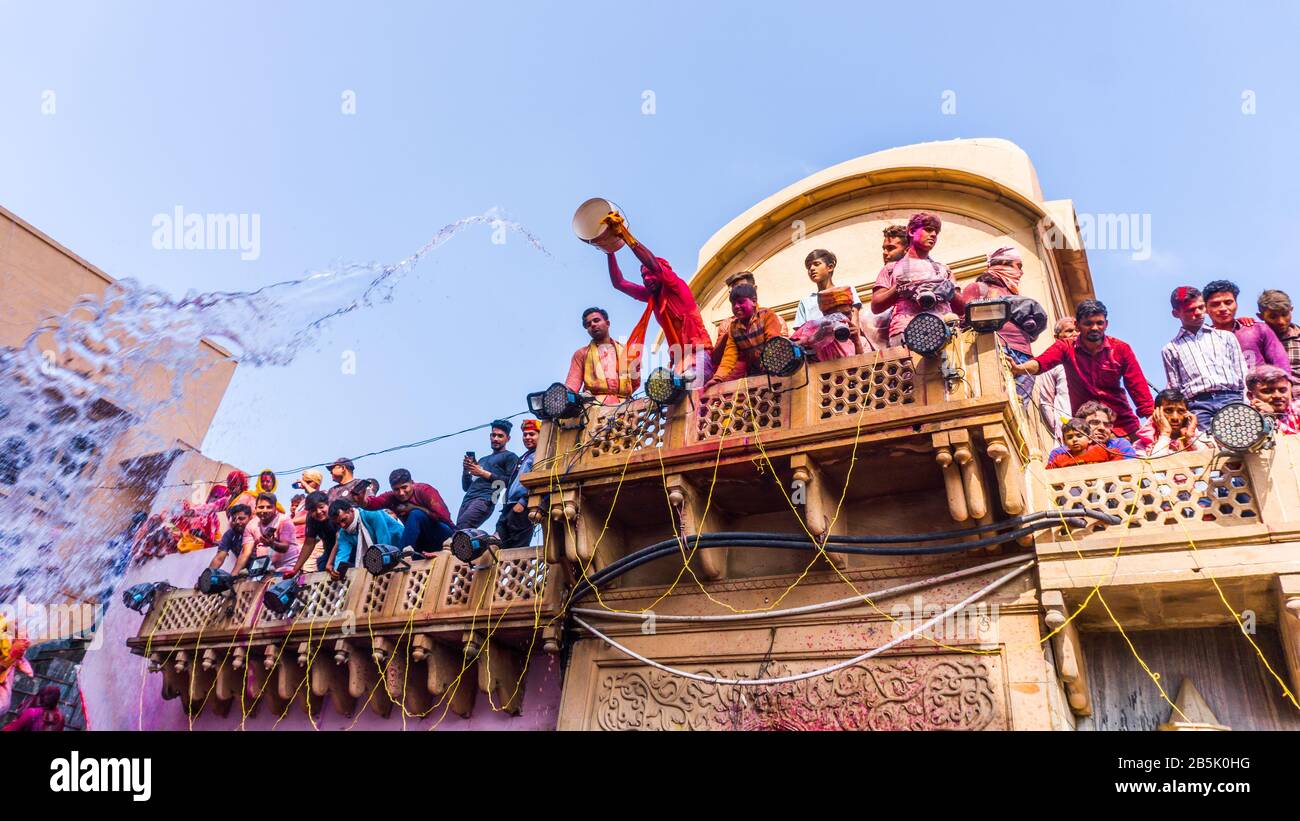 Traditional braj holi dance hi-res stock photography and images - Alamy