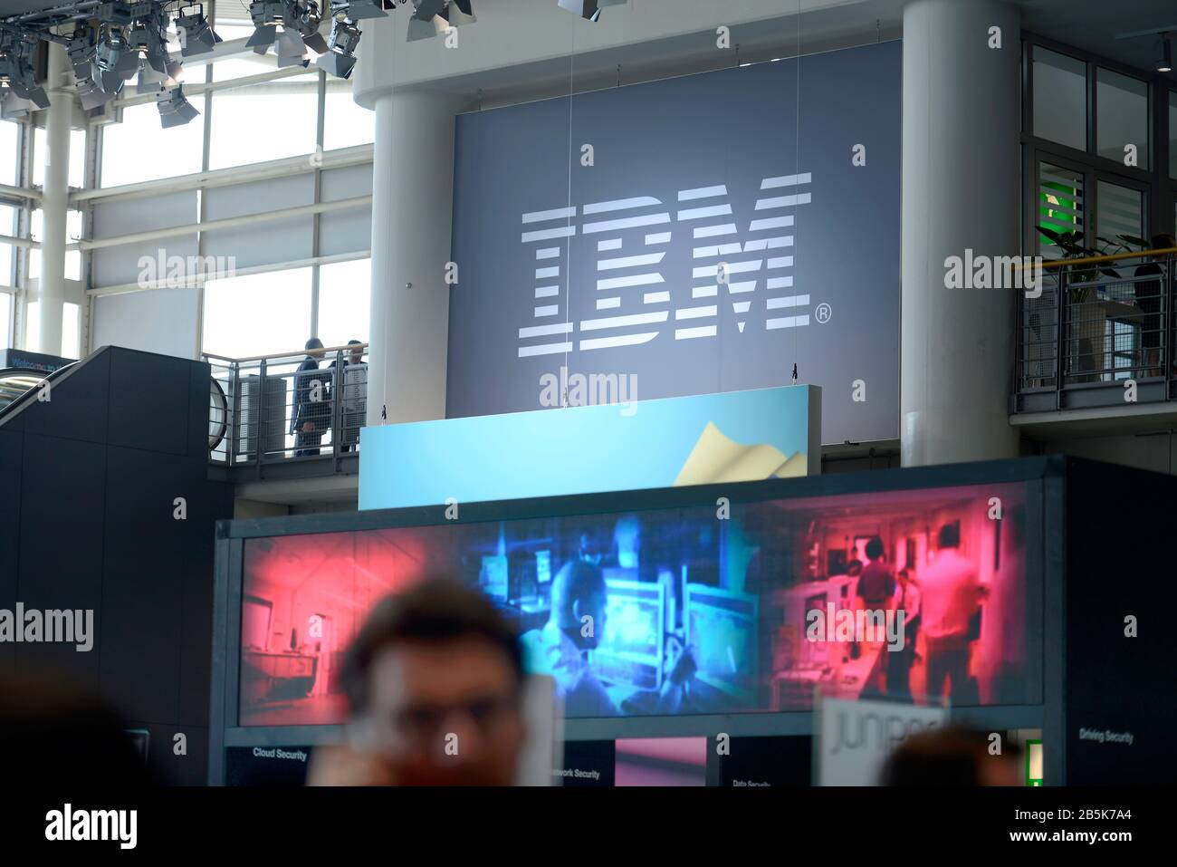 IBM, Messestand, Cebit, Hannover, Niedersachsen, Deutschland Stock Photo - Alamy