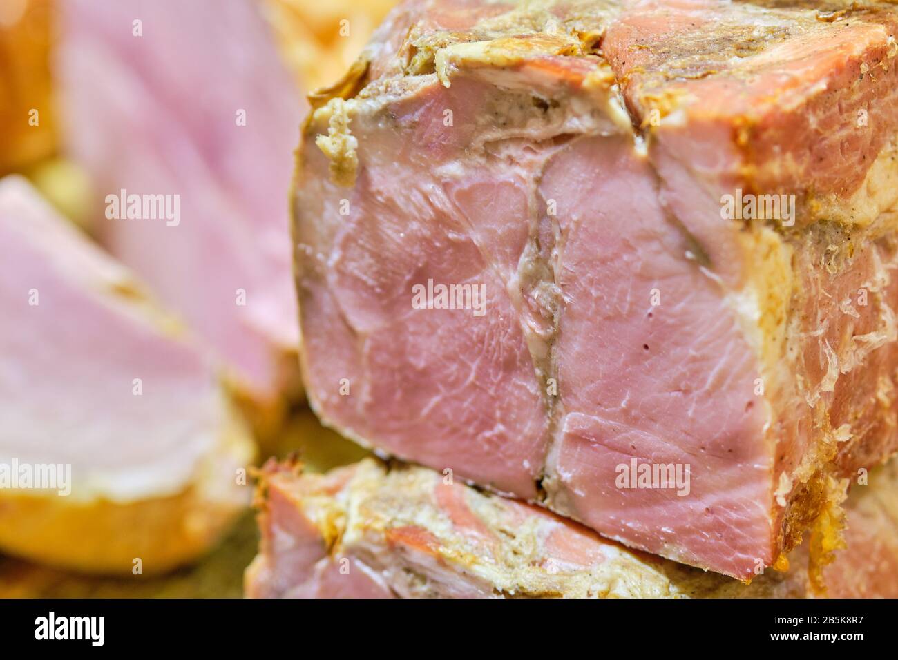 Ham slices rolled up hi-res stock photography and images - Alamy