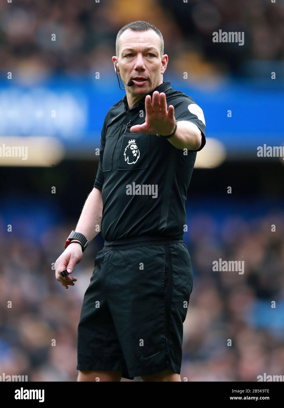 Match referee Kevin Friend Stock Photo - Alamy