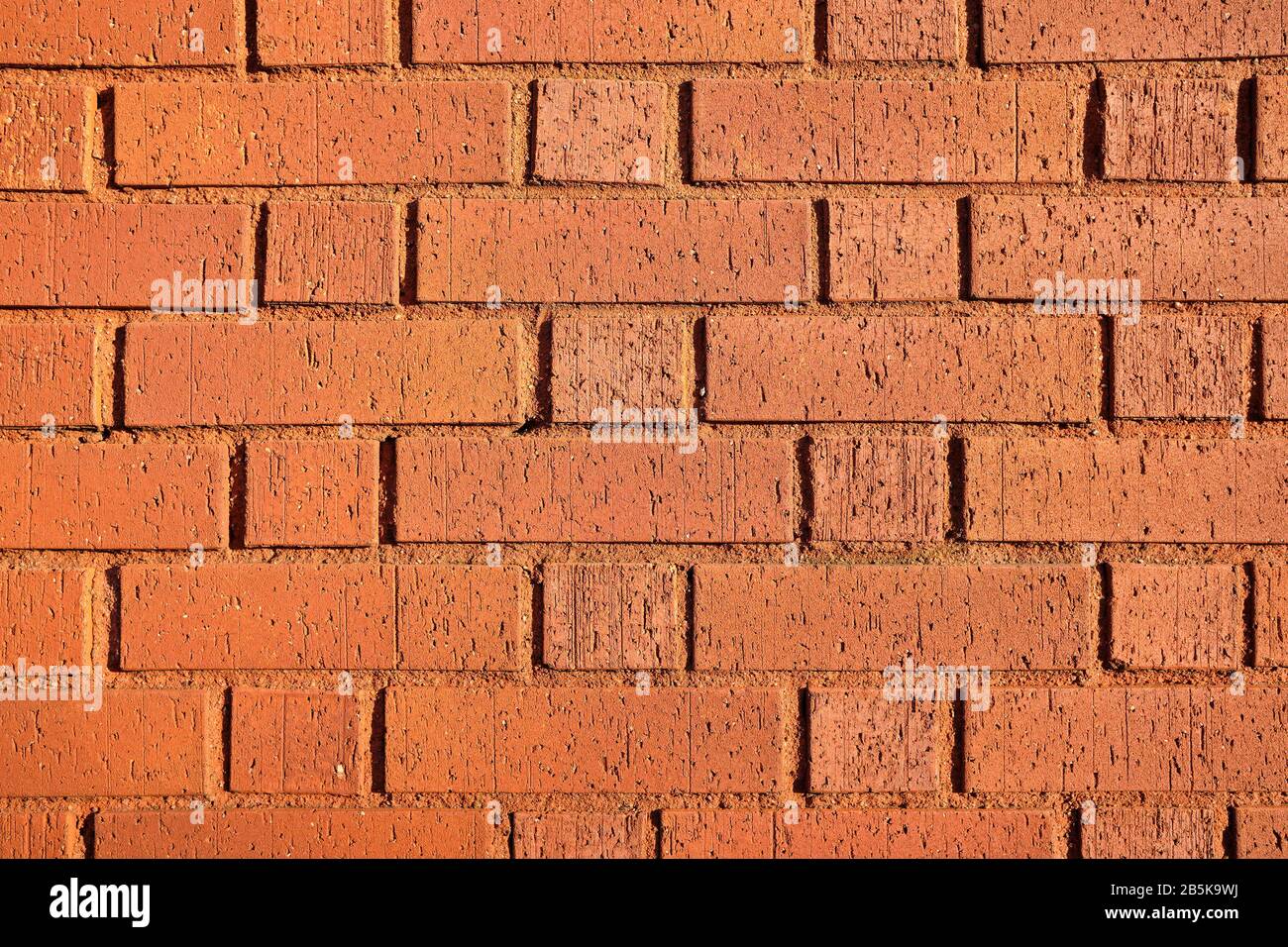 Texture and background of brick with red paint. Close up Stock Photo ...