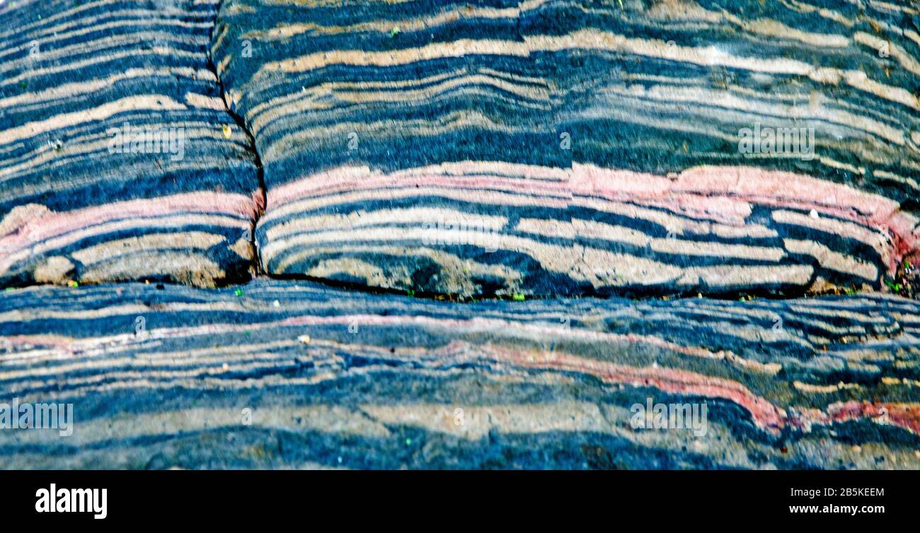 Copper and maganese sandstone from Timna, Israel Stock Photo - Alamy
