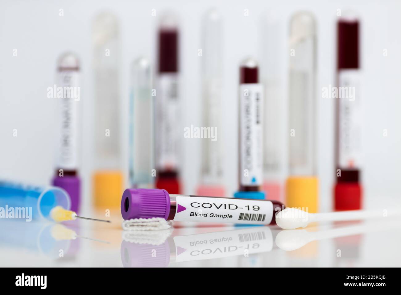 Testing the laboratory sample of the novel Coronavirus Stock Photo - Alamy