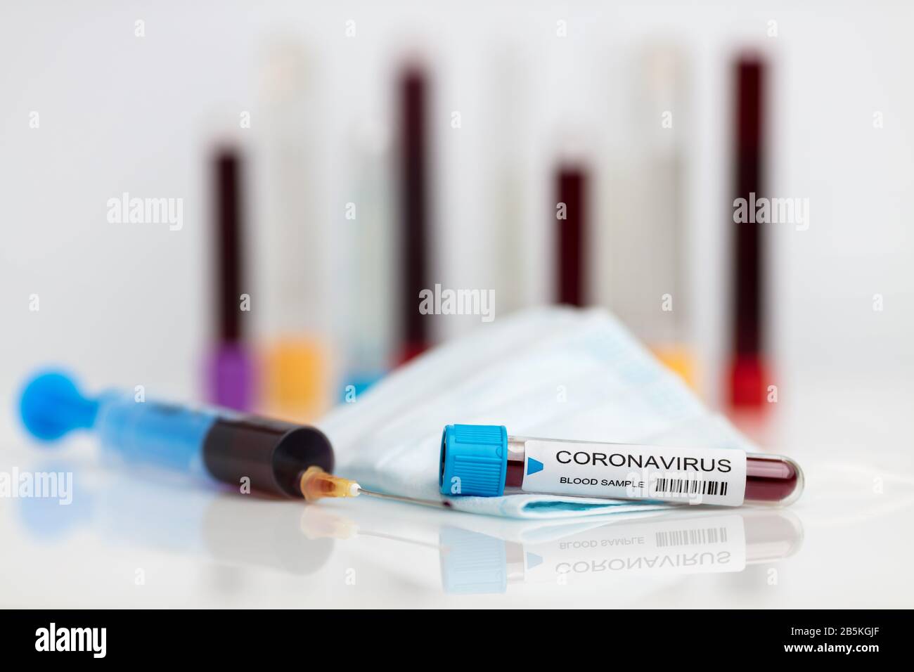 Testing the laboratory sample of the novel Coronavirus Stock Photo - Alamy