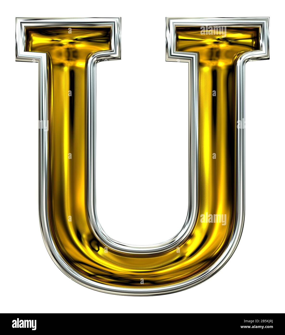 U Letter In 3d