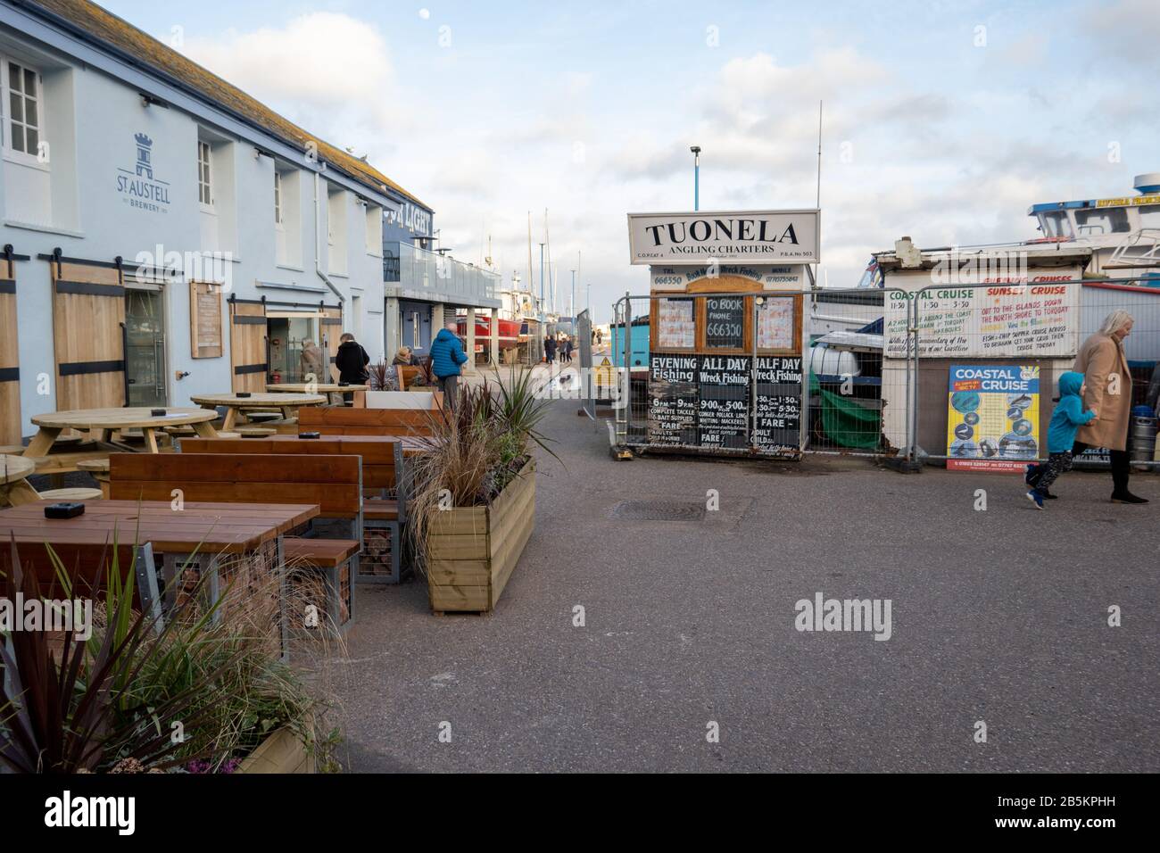 The Harbour Light restaurant, St Austell Brewery, Paignton Harbour ...
