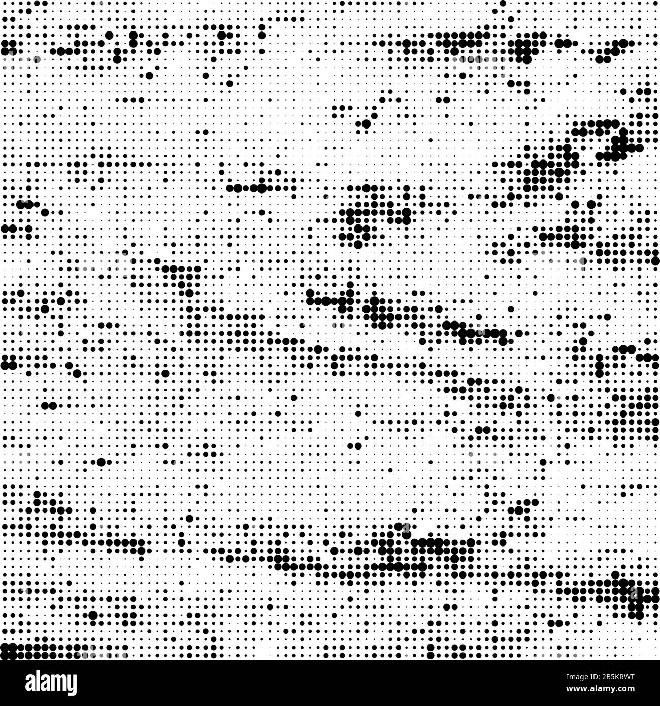 Halftone Pattern. Set of Dots. Dotted Texture on White Background ...