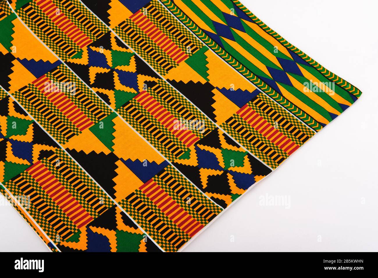African Ghanaian traditional multi colour and multi pattern cotton ...