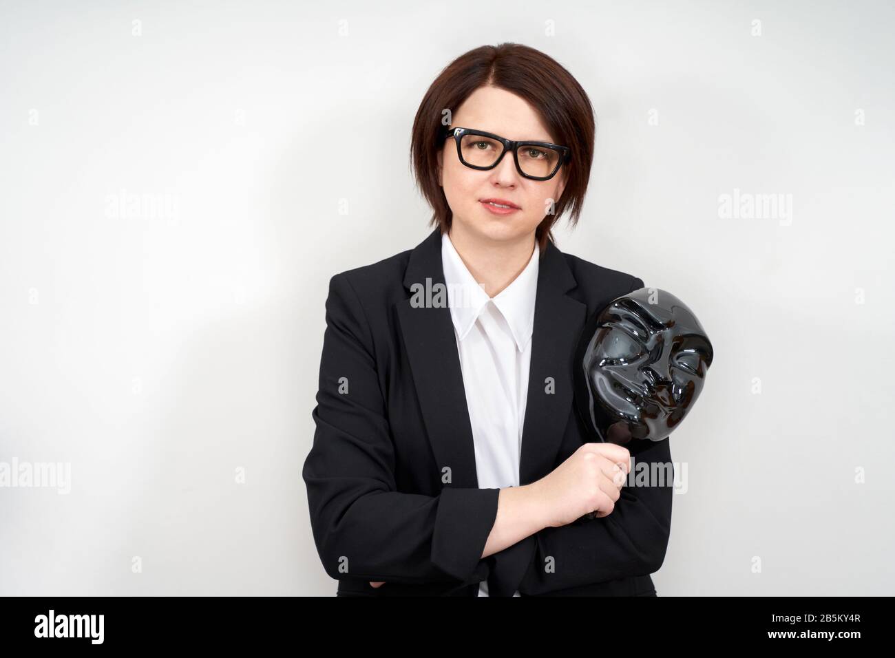 Wearing Disguise Hiding Face High Resolution Stock Photography and ...