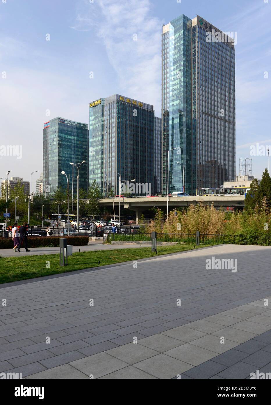 Three office buildings by the east third ring road, Beijing, China ...
