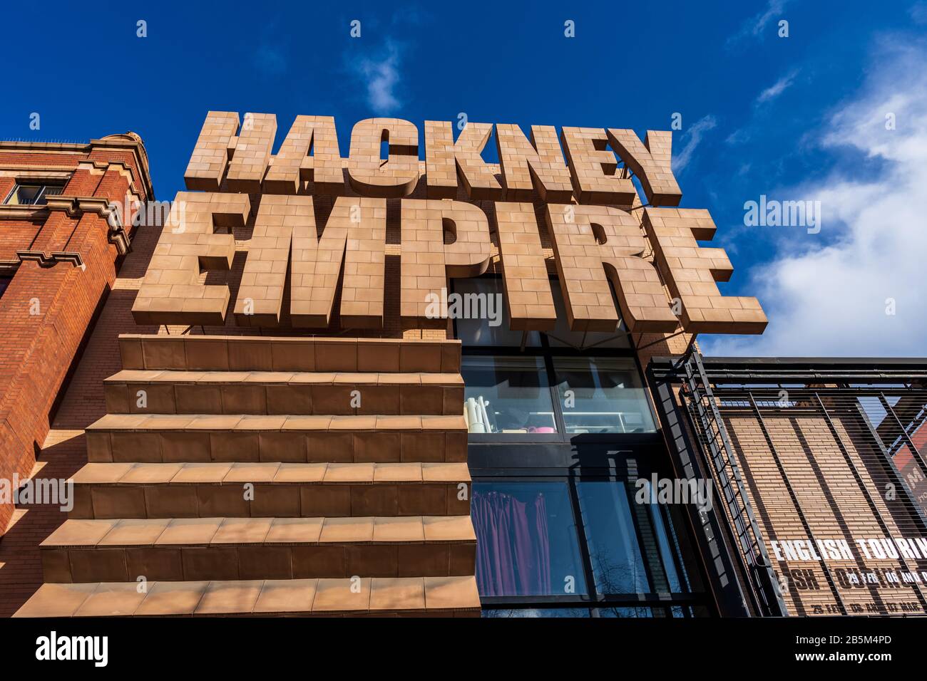 Hackney Empire Theatre in Hackney East London. Built in 1901 as a music hall original architect ...