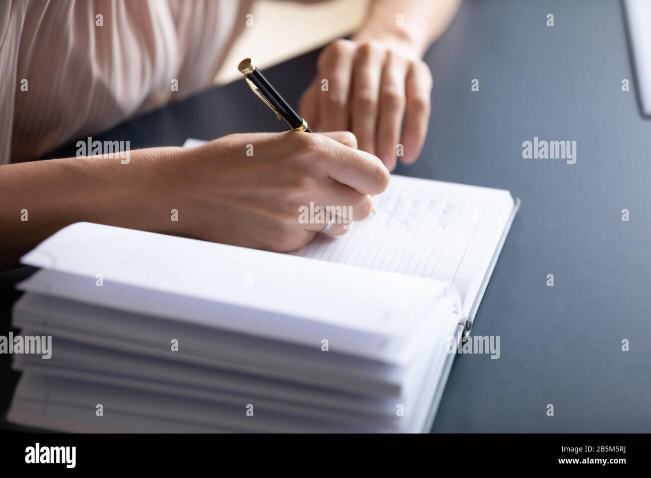 Check List In Notebook High Resolution Stock Photography and Images - Alamy