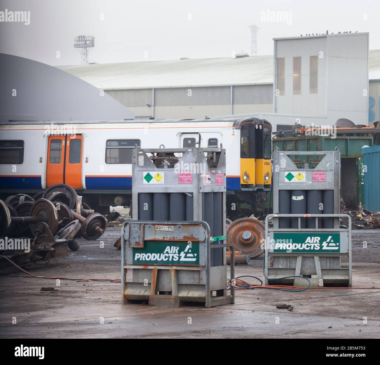 American Railroad Scrap Yards Cresson Scrap Yard With RJ Corman