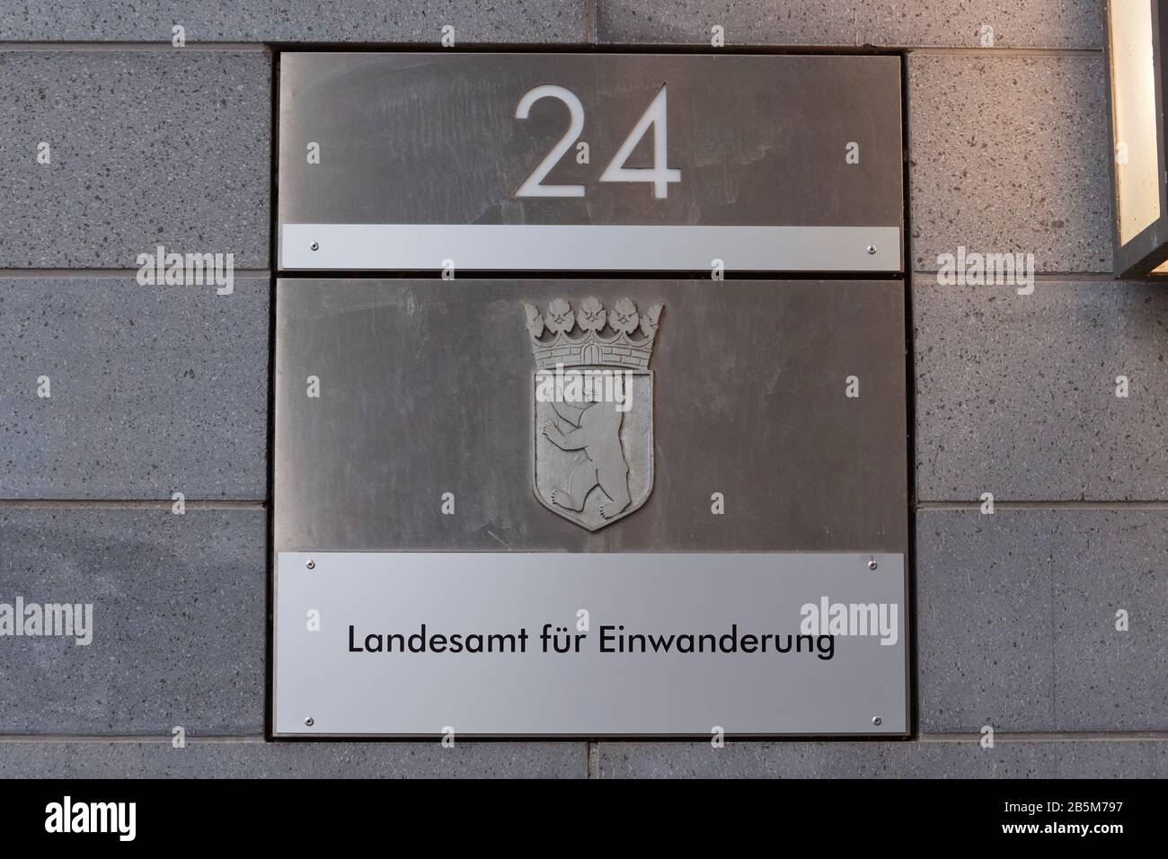 Berlin Immigration Office Stock Photo - Alamy